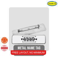 Metallic Name Tag | Print Your Design